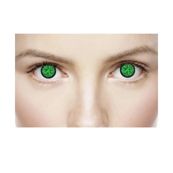 Xtreme Eyez Halloween Contact lens Blind Alien 1 Day Disposable