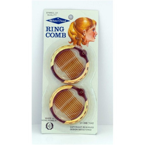 hair accessories | White Cloud Round Ring Comb - PaksWholesale
